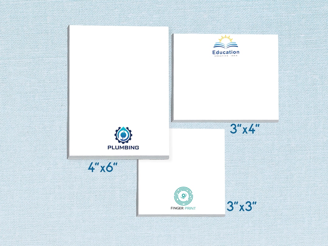 Custom Logo Sticky Notes // 3