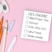 Custom Checklist Sticky Notes // Organization 3x3 Stick Notes, Check ...