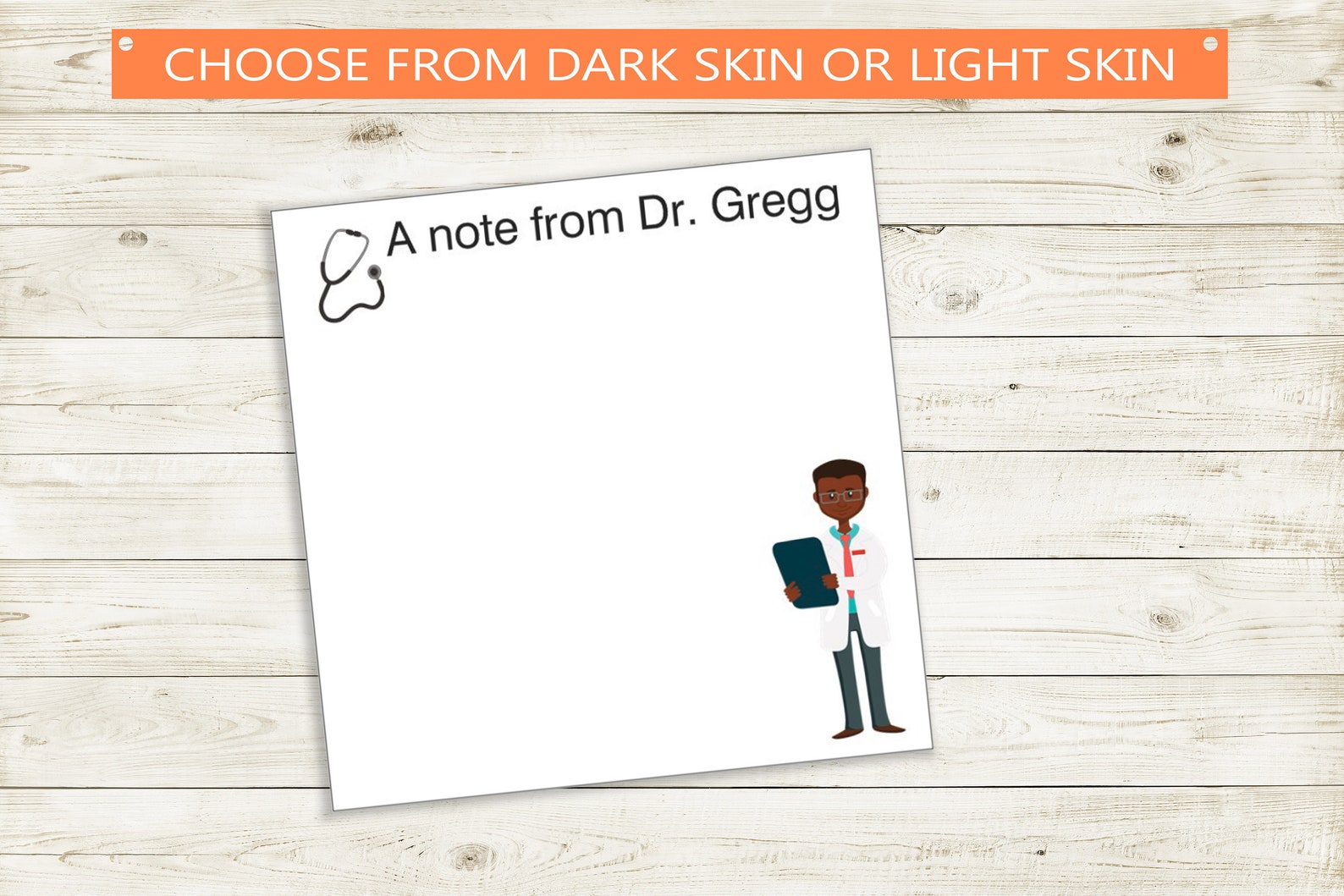 Custom Nurse Doctor Sticky Notes // Physician Gift Idea | Etsy