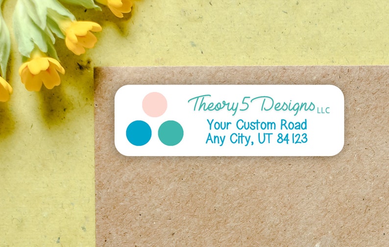 140 Address Labels // Your Logo Custom Return Address Labels | Etsy