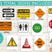 Construction Party Signs // Instant Download Editable PDF // 13 Signs ...