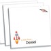 Sticky Note Pads With Rocket Space Design Custom Name // Personalized ...