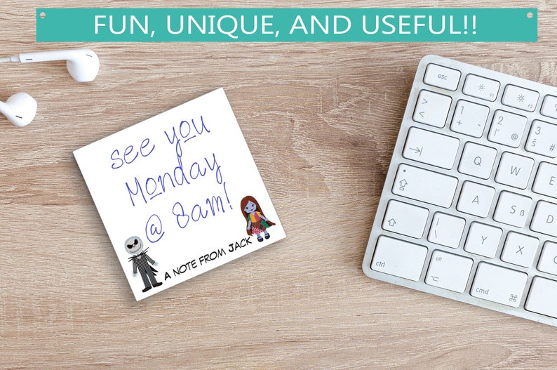 Custom Nightmare Sticky Notes // Personalized Gift Idea | Etsy