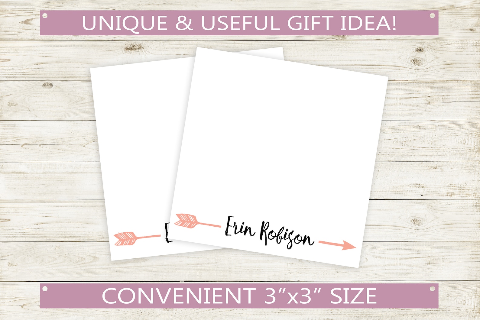 Custom Sticky Notes // Personalize Gift Idea for Coworker, Teacher ...