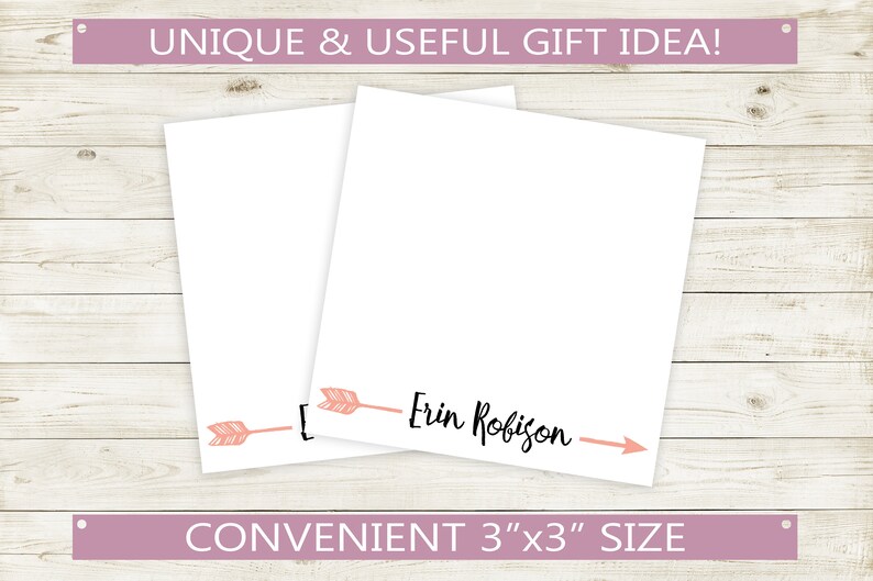 Custom Sticky Notes // Personalize Gift Idea for Coworker - Etsy