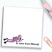 Custom Scuba Sticky Notes // Personalized Text // 50 Stickies per Pad ...