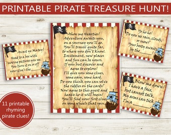 Pirate Treasure Hunt - Etsy