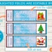 Printable Christmas Tickets // Editable PDF // Immediately Print From ...