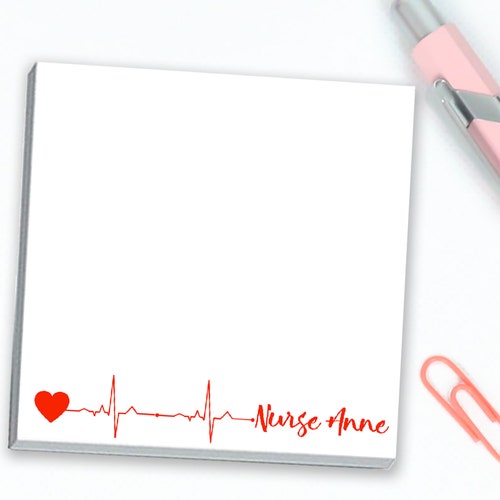 Custom Nurse Doctor Sticky Notes // Nurse Gift Idea - Etsy