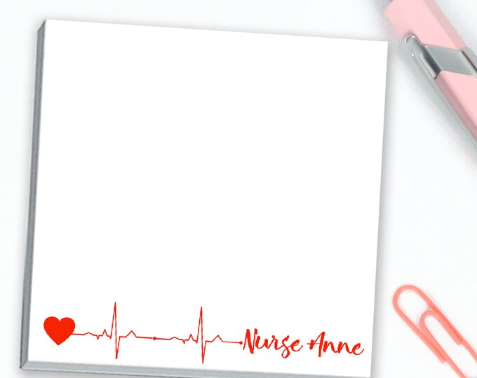 Custom Stethoscope Sticky Notes // Personalized Text // 50 - Etsy