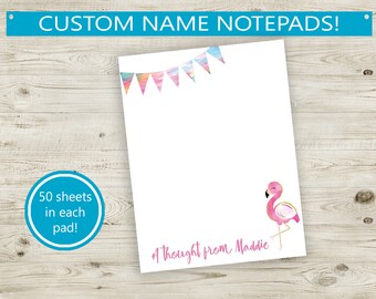 Custom Name Notepads // 50 Sheets per Stack 4x5.5 - Etsy