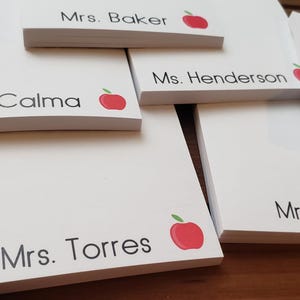 Custom Teacher Sticky Notes // Teacher Appreciation Gift Idea ...