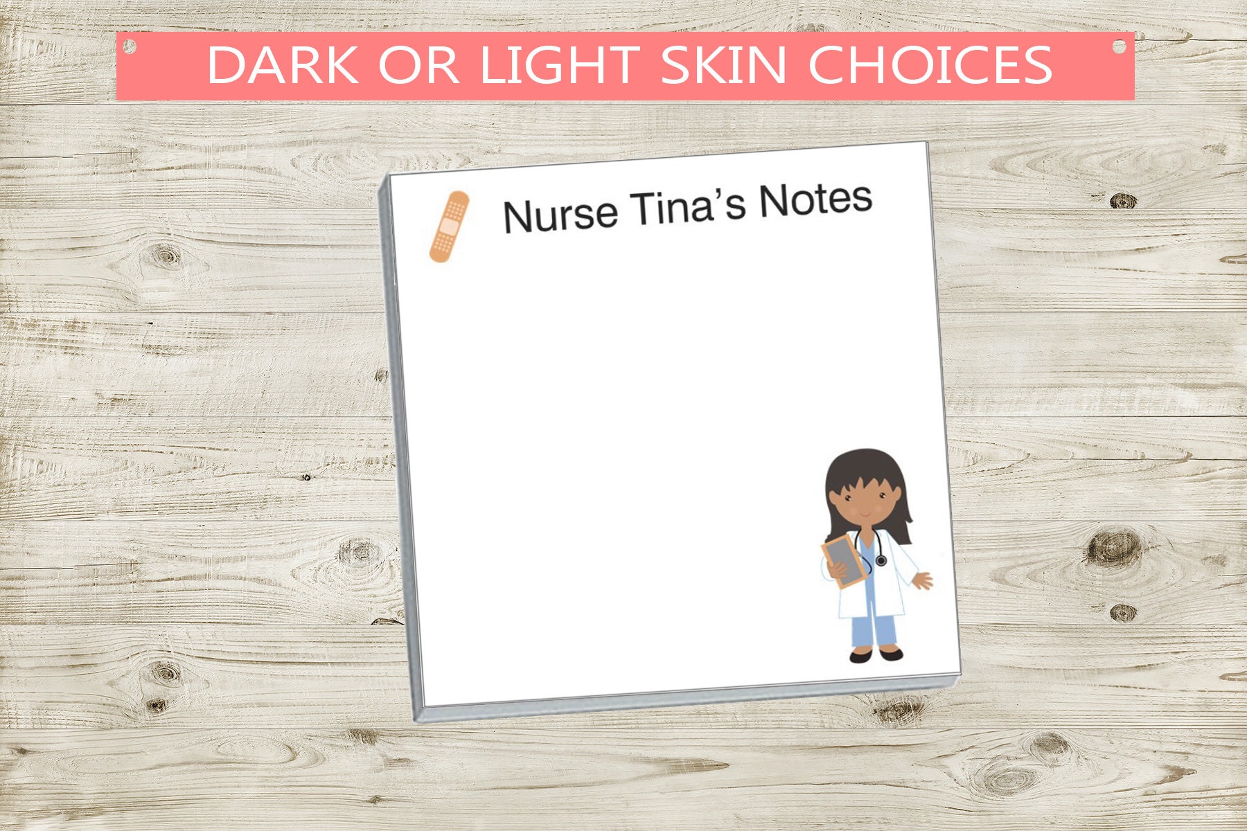 Custom Nurse Doctor Sticky Notes // Nurse Gift Idea - Etsy