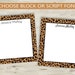 Personalized Sticky Notes With Custom Name and Cheetah Print Design ...