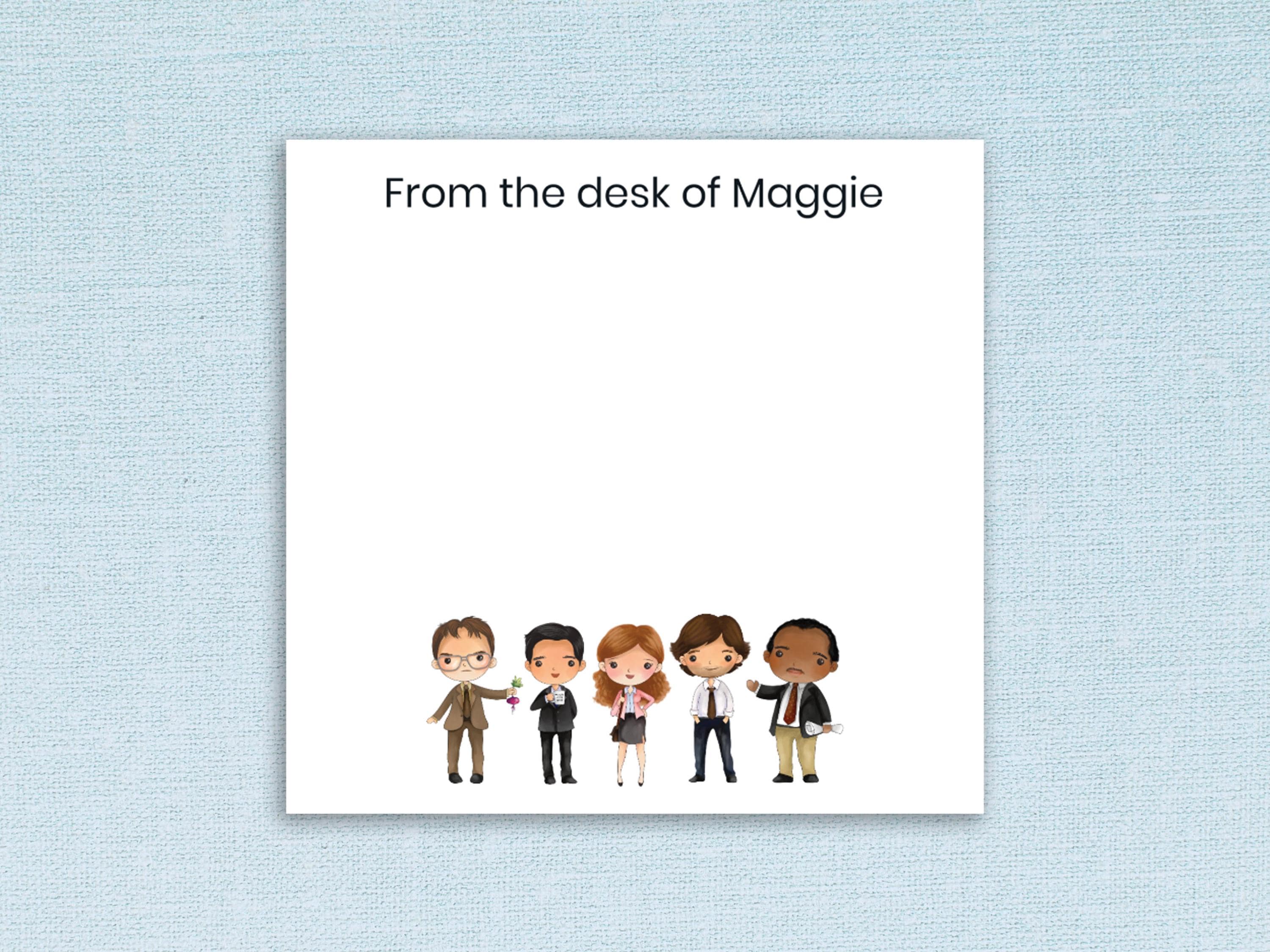 Custom Office Sticky Notes // Personalized Gift Idea for Boss, Coworker ...