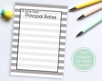 Custom Notepad Colorful Checklist With Personalized Name // 50 - Etsy