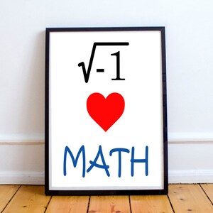 Math Printable Poster // Math Classroom Decor, JPG, Education, Teacher ...