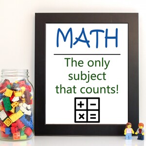 Math Pun Printable Poster // Math Classroom Decor, Math Jokes, JPG ...