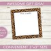 Personalized Sticky Notes With Custom Name and Cheetah Print Design ...