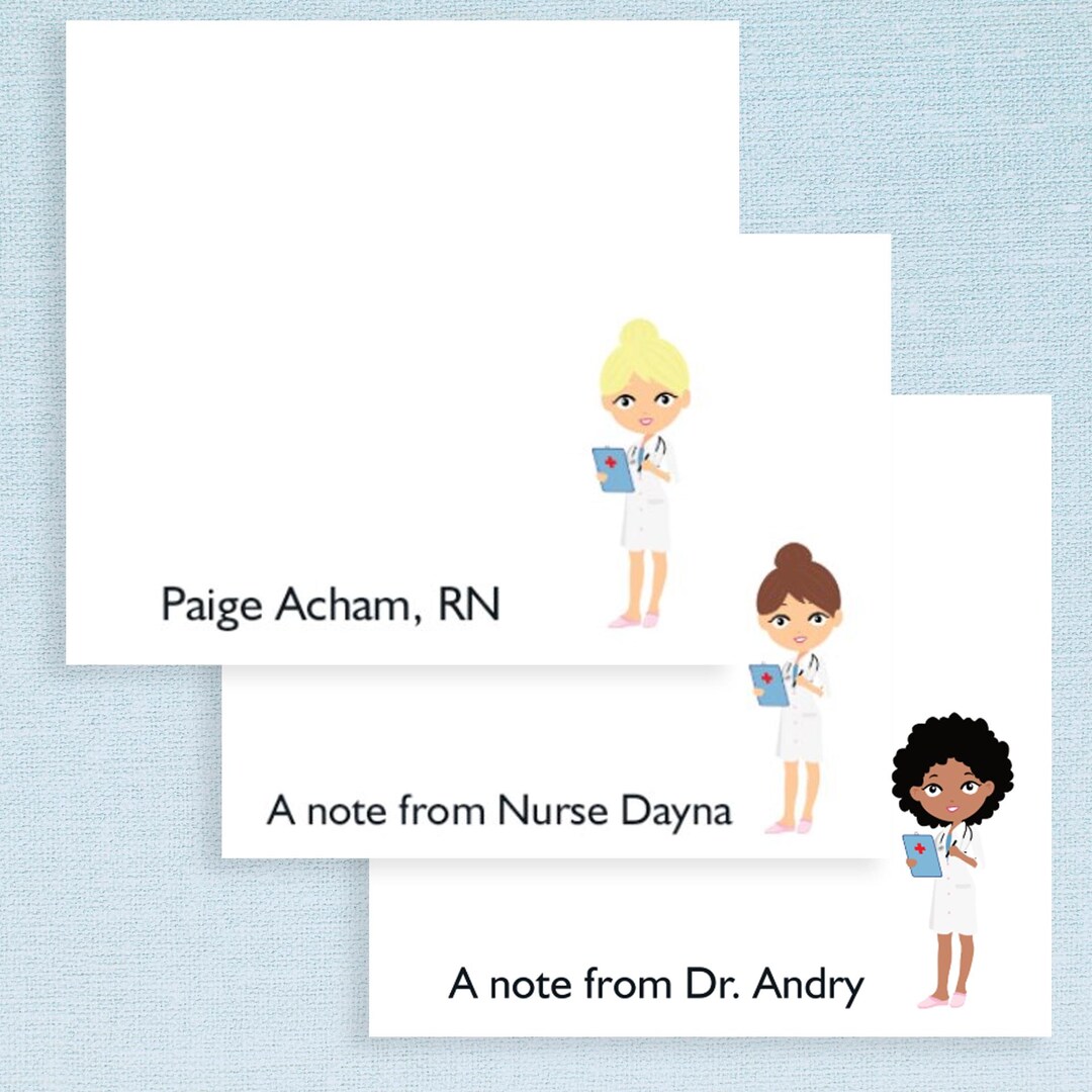 Custom Nurse Doctor Sticky Notes // Nurse Gift Idea, Customizable ...