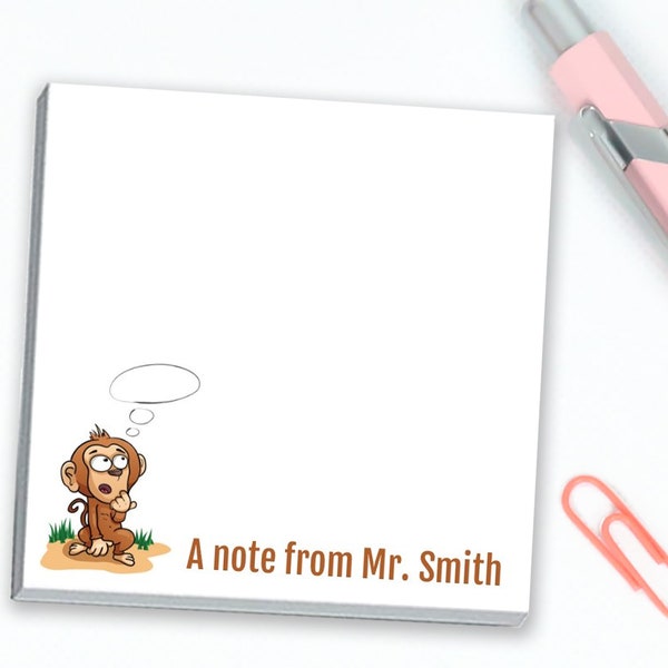 Monkey Notes - Etsy