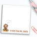 Personalized Sticky Notes With Cute Monkey Design // 3x3 Inch, 50 Notes ...