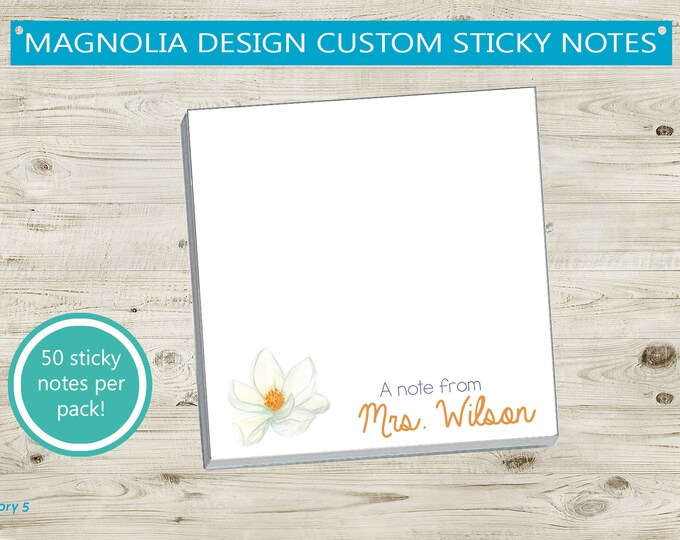 Custom Sticky Notes // Personalize Gift Idea for Coworker - Etsy