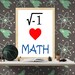 Math Printable Poster // Math Classroom Decor, JPG, Education, Teacher ...