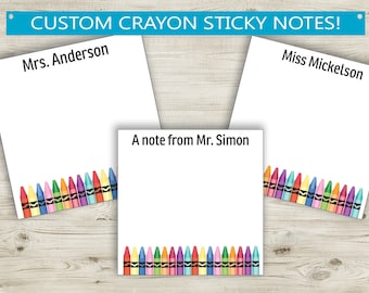 Personalized Sticky Notes With Cute Gnome and Custom Name // - Etsy