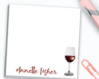 Personalized Sticky Notes With Custom Name // 3x3 | Etsy