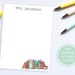 Custom Notepad With Books Design // 50 Sheets per Stack - Etsy
