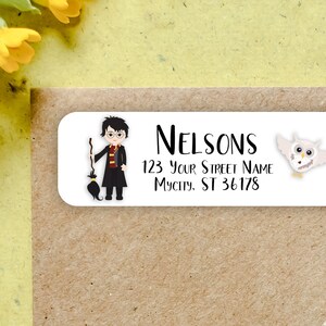 140+ Address Labels // Wizard Magic Theme, Custom Return Address Labels ...