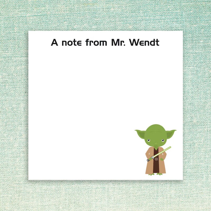 Custom Text Sticky Notes - Etsy