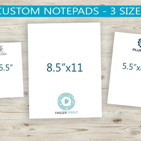 Custom Large Notepad - Etsy