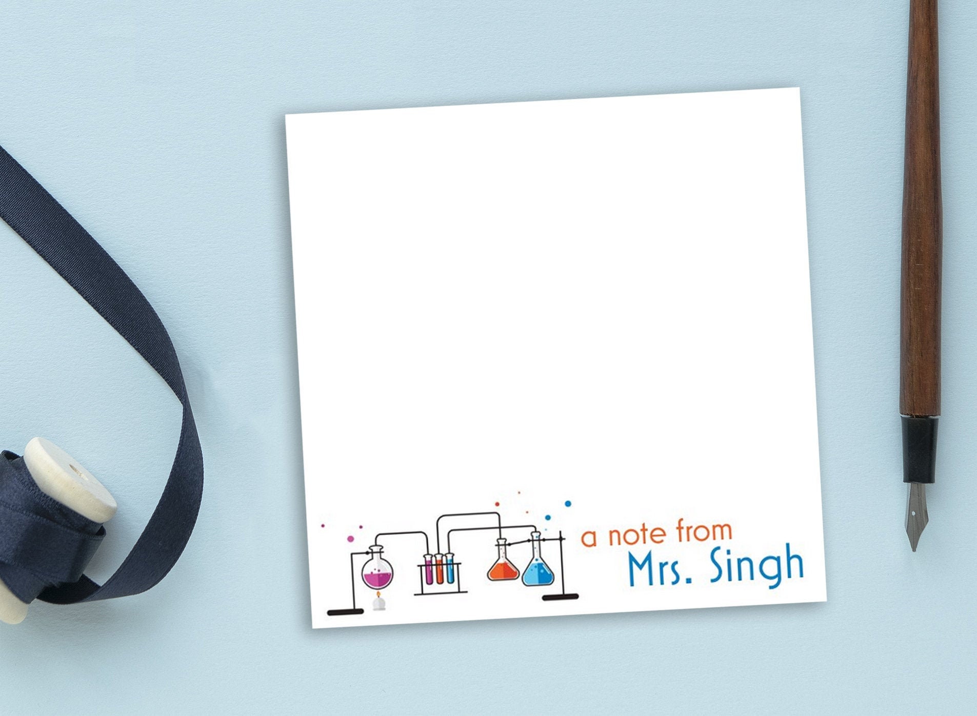 Personalized Sticky Notes Science Design // 3x3 Inch With 50 | Etsy