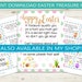 Editable Easter Tent Cards // Printable PDF, Food Labels, Custom Party ...