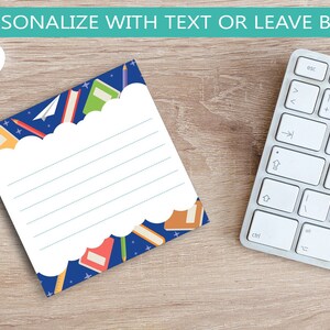 Custom Teacher Sticky Notes Gift Idea Customizable Teacher Appreciation ...