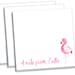 Personalized Flamingo Sticky Notes // Gift Idea Customizable Teacher ...