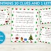 Editable Christmas Treasure Hunt Clues // Instant Download PDF, Santa ...