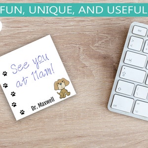 Personalized Dog Sticky Notes // Customize With Any Name // 50 Stickies ...