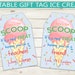 Editable and Printable Ice Cream Treat Tag // Teacher Gift, Coach ...