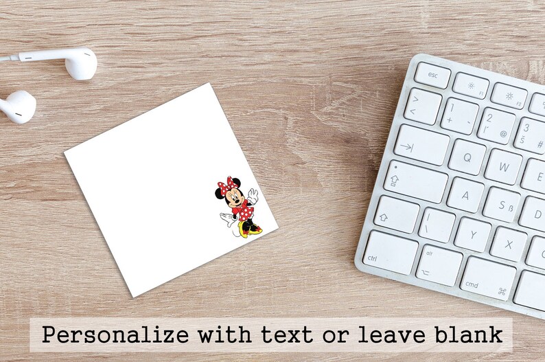 Cute Mouse Custom Sticky Notes // Personalized Gift Idea - Etsy