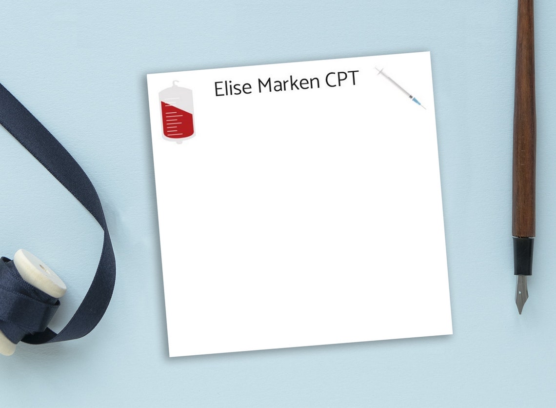 Personalized Sticky Notes // 3x3 Inch 50 Notes per Pad // | Etsy