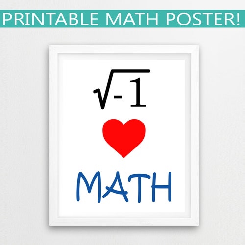 Math Printable Poster Pun // Math Classroom Decor JPG - Etsy
