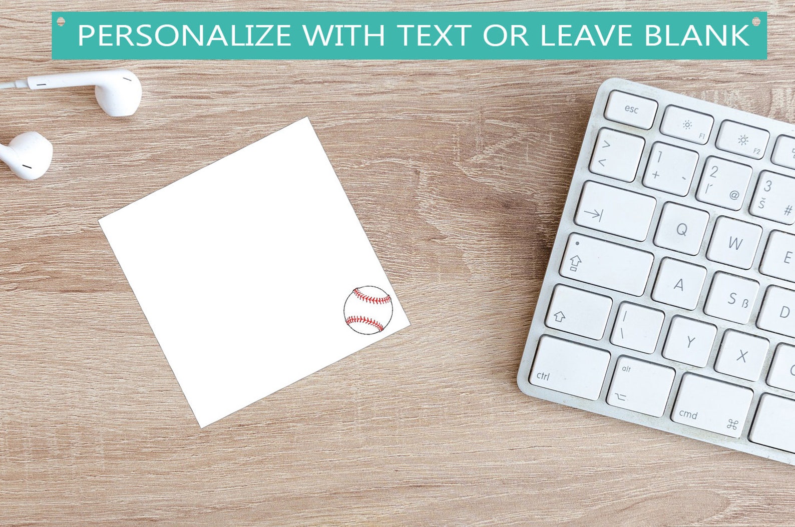 Custom Baseball Sticky Notes // Personalized Gift Idea for - Etsy