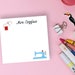 Personalized Sticky Notes With Sewing Design and Custom Name // 3x3 ...