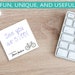 Personalized Sticky Notes With Custom Text and Bike Design // 3 X 3 ...