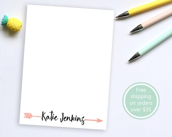Custom Notepad Colorful Checklist With Personalized Name // 50 - Etsy