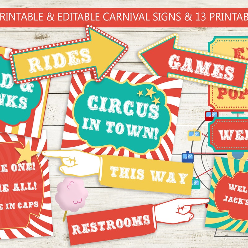 Carnival School Decorations - Etsy