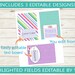 Editable Easter Tent Cards // Printable PDF, Food Labels, Custom Party ...